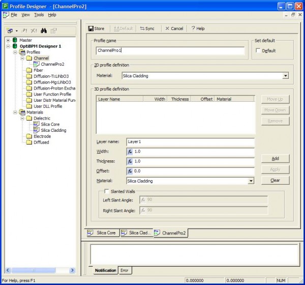 Defining 2D and 3D Channel Profiles